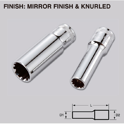 Deep Socket | Anti-slip impact sockets | Wrenches, Spanners | Non ...