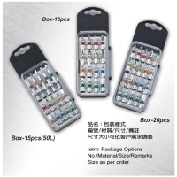 Color-coded Bits in Transparent Box | Hand tool kits | General Non ...