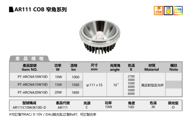 AR111 COB SERIES | LED Bulbs | LED & Applications | Lighting & LEDs ...