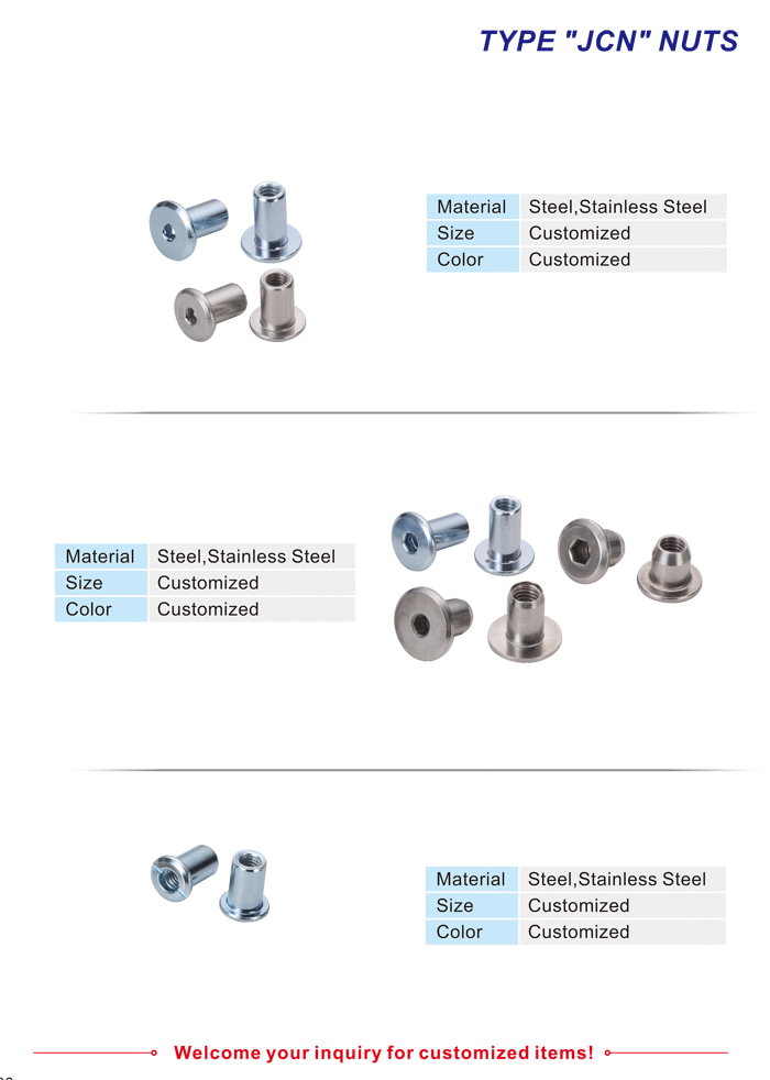 Type "JCN" Nuts | Other OA Furniture Parts and Accessories | Office ...